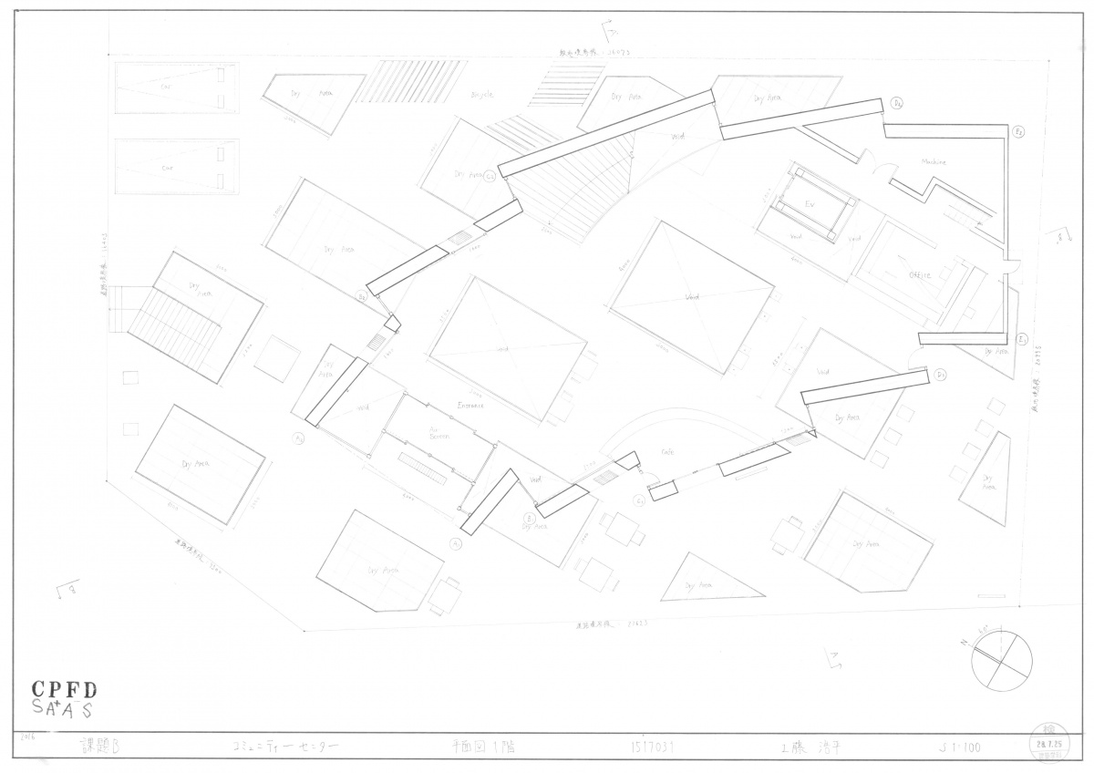 Plan 1F | 東京都市大学 建築都市デザイン学部 建築学科