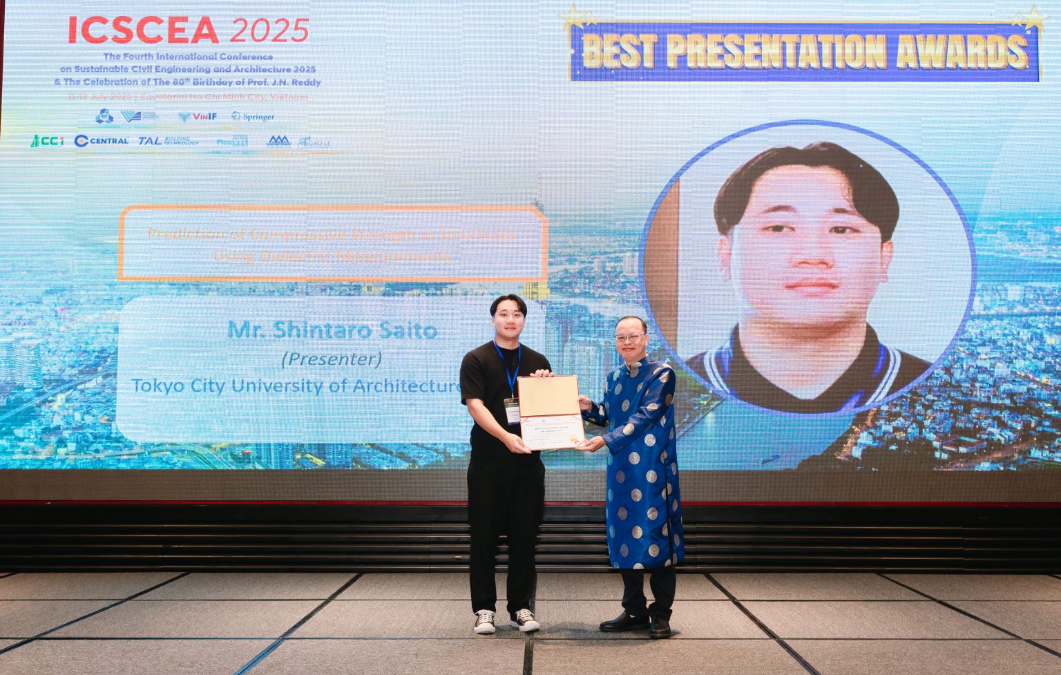 佐藤研究室大学院生が The 4th International Conference on Sustainable Civil Engineering and Architecture ...